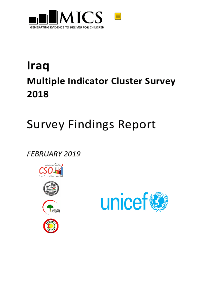 Fillable Online Multiple Indicator Cluster Surveys: Delivering Robust ...