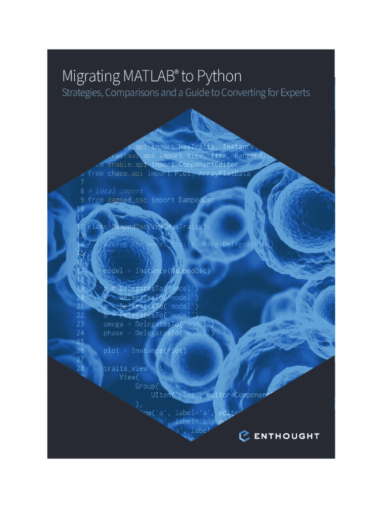 Fillable Online How To Convert The Matlab Code Into The Python Fax