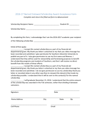 Fillable Online 2020- 2021 SCHOLARSHIP APPLICATION FORM... Fax Email ...