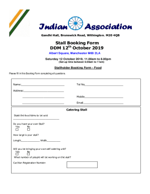 Fillable Online Stall-Booking-Form-2019-stall-Food.doc - Gandhi Hall ...