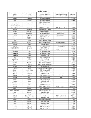 Fillable Online Homeowner name Fax Email Print - pdfFiller