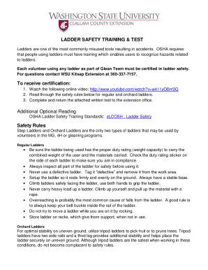 Fillable Online OSHA Ladder Safety for Construction Certificate Online ...