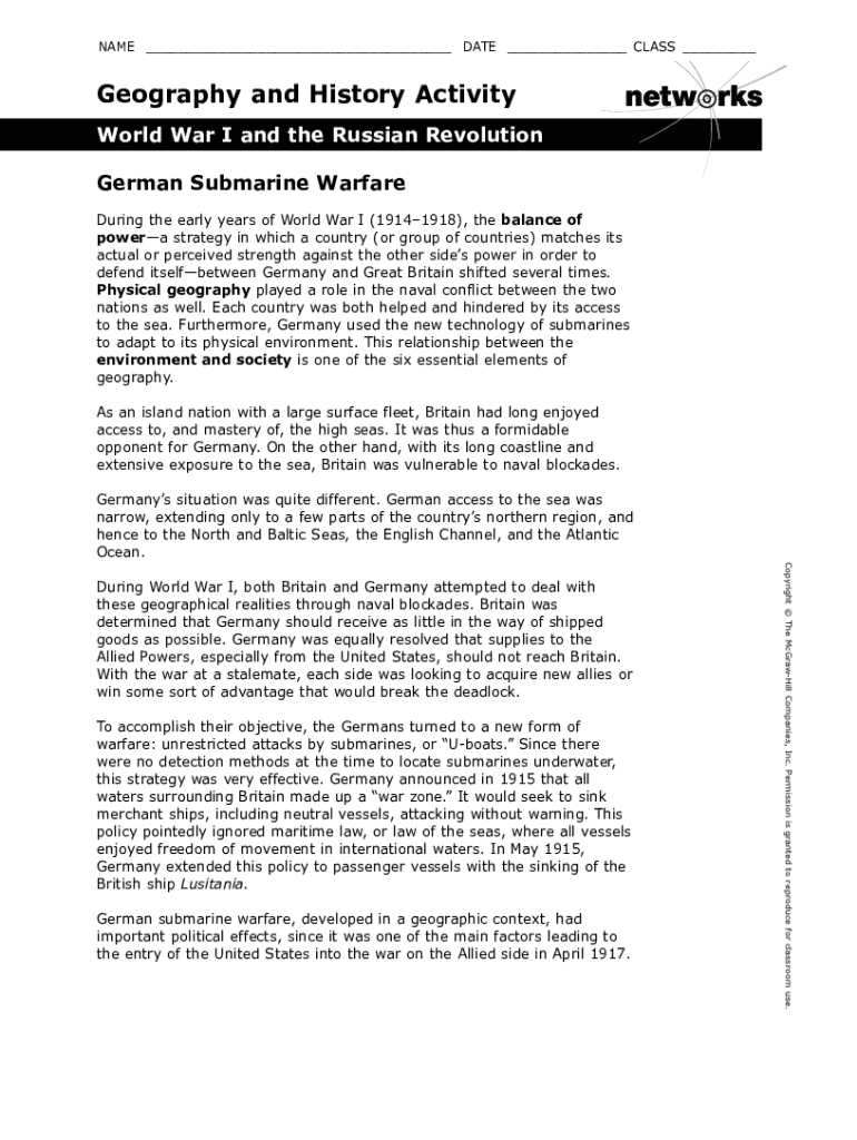 Fillable Online Review Sheet KEY WWI- APW.docx Fax Email Print - pdfFiller