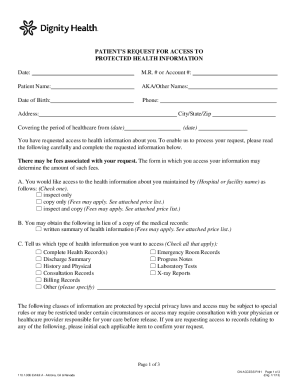 Fillable Online NH Patient Request for Accessing PHI 803728 Fax Email ...