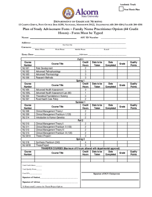 Fillable Online Post-Graduate Family Nurse Practitioner Certificate ...