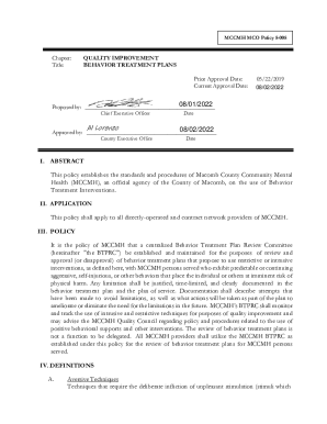 Fillable Online MCCMH MCO Policy 8-008 Fax Email Print - pdfFiller