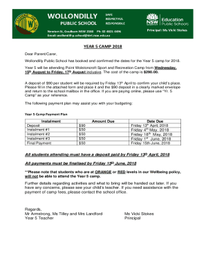 Fillable Online Wollondilly Public School Naplan score Fax Email Print ...