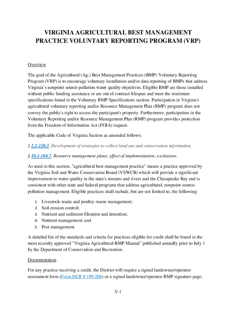 Fillable Online VA's Ag BMP Cost Share ProgramsEastern Shore SWCD Fax ...