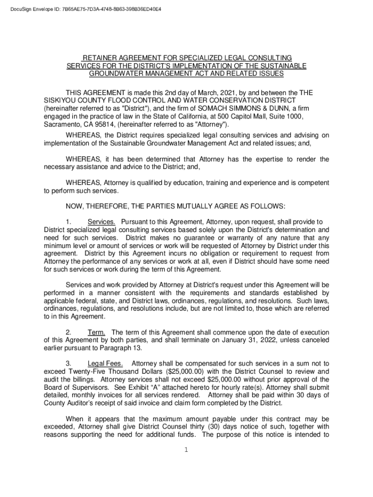 Fillable Online retainer agreement for specialized legal consulting Fax Email Print - pdfFiller