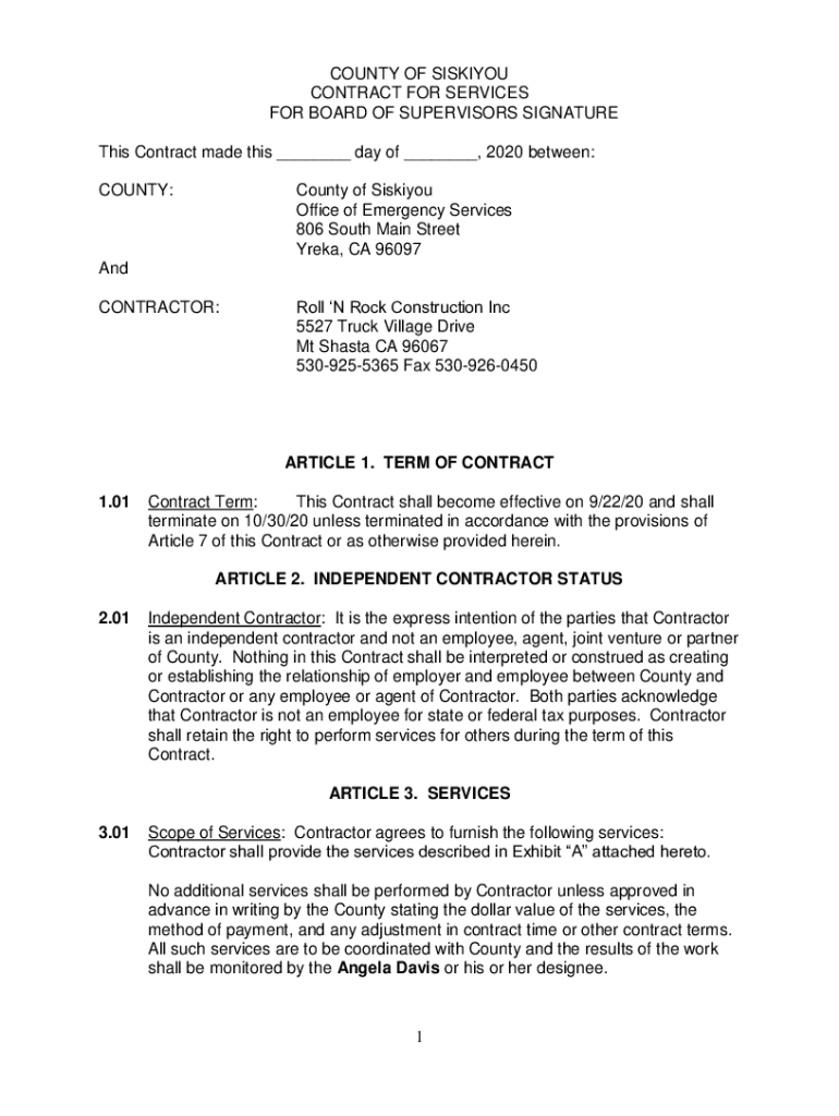 Fillable Online A G E N D A - Siskiyou County Fax Email Print - pdfFiller