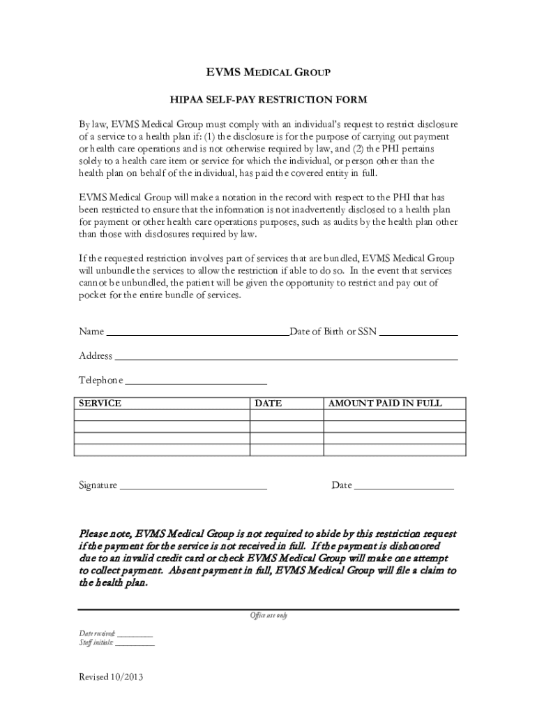 Fillable Online Forms - Eastern Virginia Medical School (EVMS), Norfolk ...