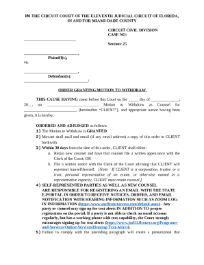 Santillana v. Florida State Court System Doc Template | pdfFiller