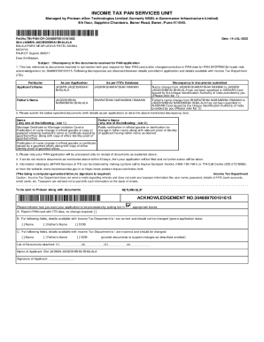 Fillable Online INCOME TAX PAN SERVICES UNIT - Online PAN application ...