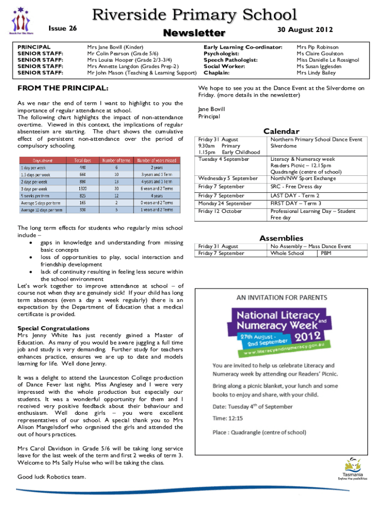 Fillable Online Issue 39 111214 - Riverside Primary School Fax Email Print - pdfFiller