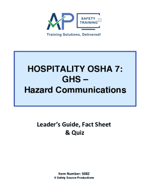 Fillable Online GHS Hazard Classifications in Relation to HMIS III ...