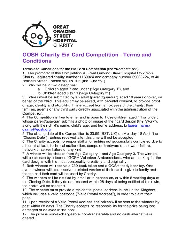 Fillable Online Stunning images showcase life-changing research at GOSH ...