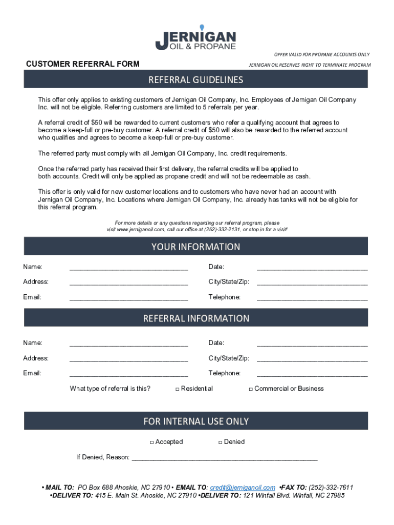 Fillable Online front desk receptionist/customer service-jernigan oil ...