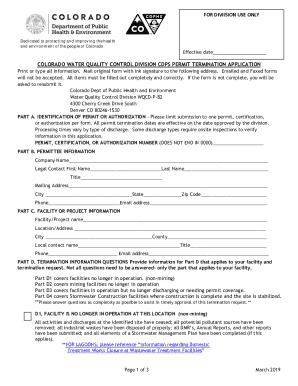 Fillable Online Water Quality - Permit Forms Fax Email Print - pdfFiller