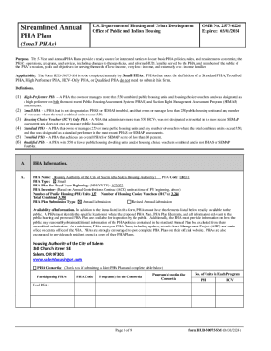 Fillable Online (1) High-Performer PHA A PHA that owns or manages more ...