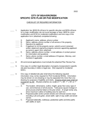 Fillable Online PUD Concept Plan or PUD Amendment Application Fax Email Print - pdfFiller