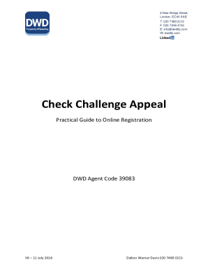 Fillable Online Check Challenge Appeal Fax Email Print - pdfFiller