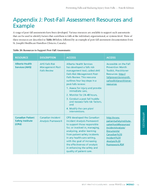 Fillable Online ltctoolkit rnao Lessons Learned From Emergency ...
