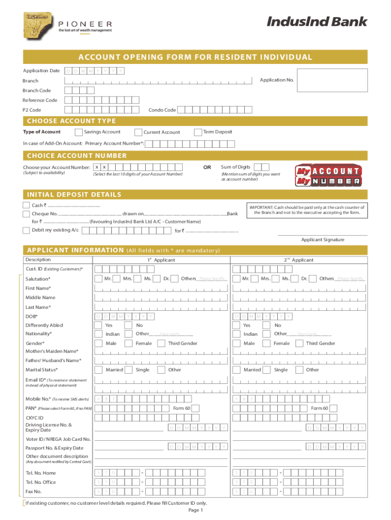 Fillable Online Miscellaneous - Online Deposit Account Application Form Fax Email Print - pdfFiller