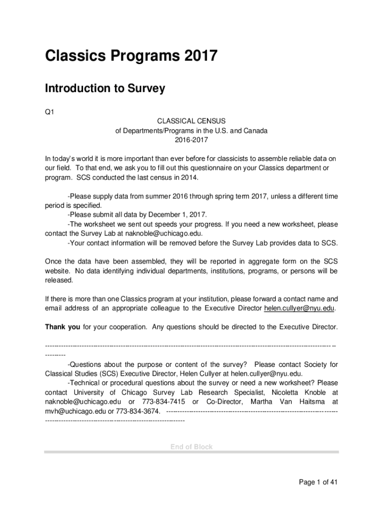 Fillable Online Introduction to Survey Fax Email Print - pdfFiller