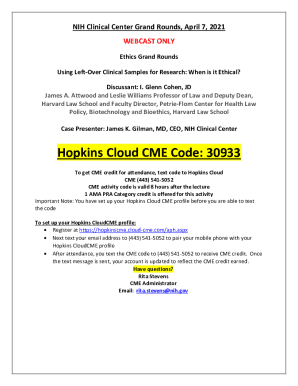 Fillable Online Ethics Grand Rounds: Using Left-Over Clinical Samples ...