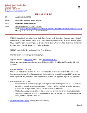 Fillable Online MEMO R A N D UM Fax Email Print - pdfFiller