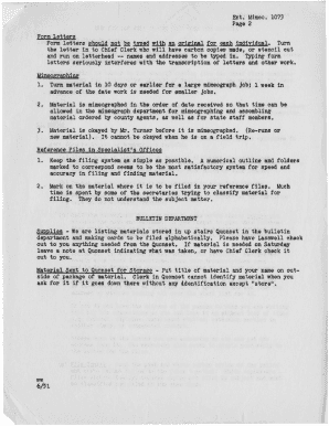 Fillable Online Form Letters Ext Mimeo. 1073 Page 2 Form letters should ...