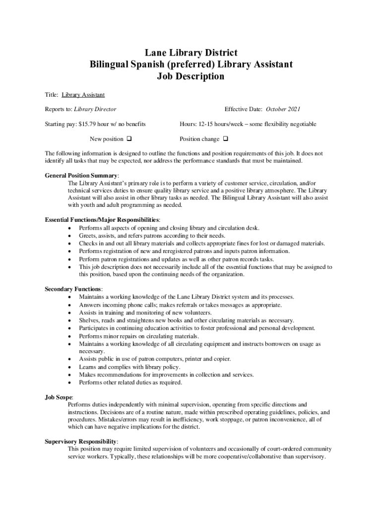 Fillable Online Libs-Or Jobline 1/30/15 - State Library of Oregon Fax ...