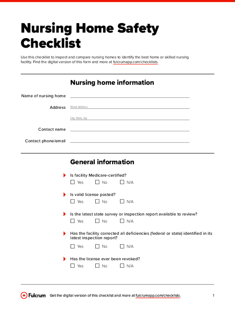 Fillable Online Health FacilitiesLicense Surveys/Inspections Fax Email ...