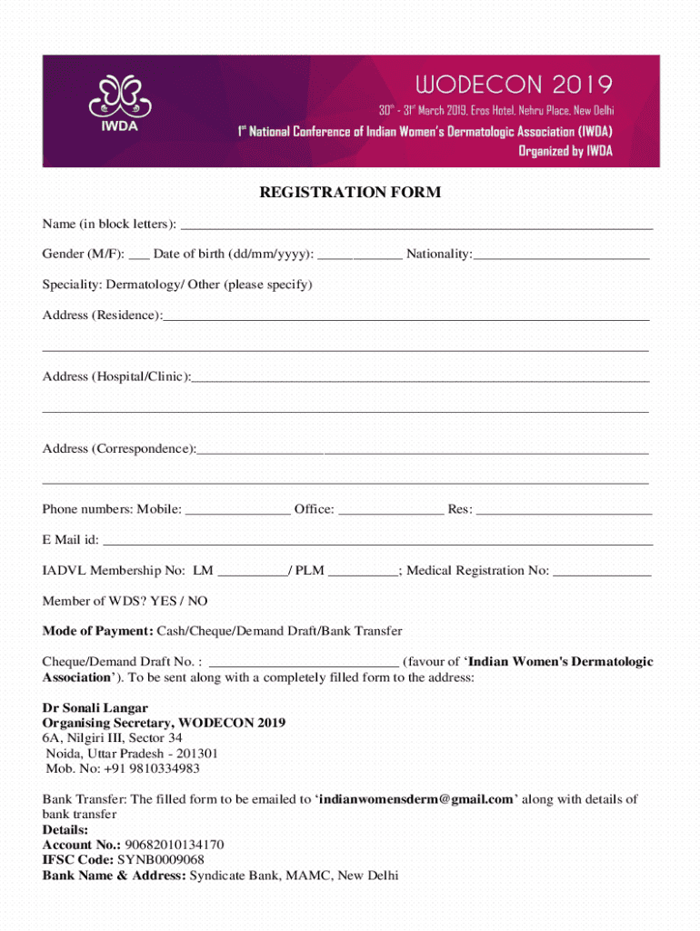 Fillable Online Gender (M/F): Date of birth (dd/mm/yyyy) Fax Email Print - pdfFiller