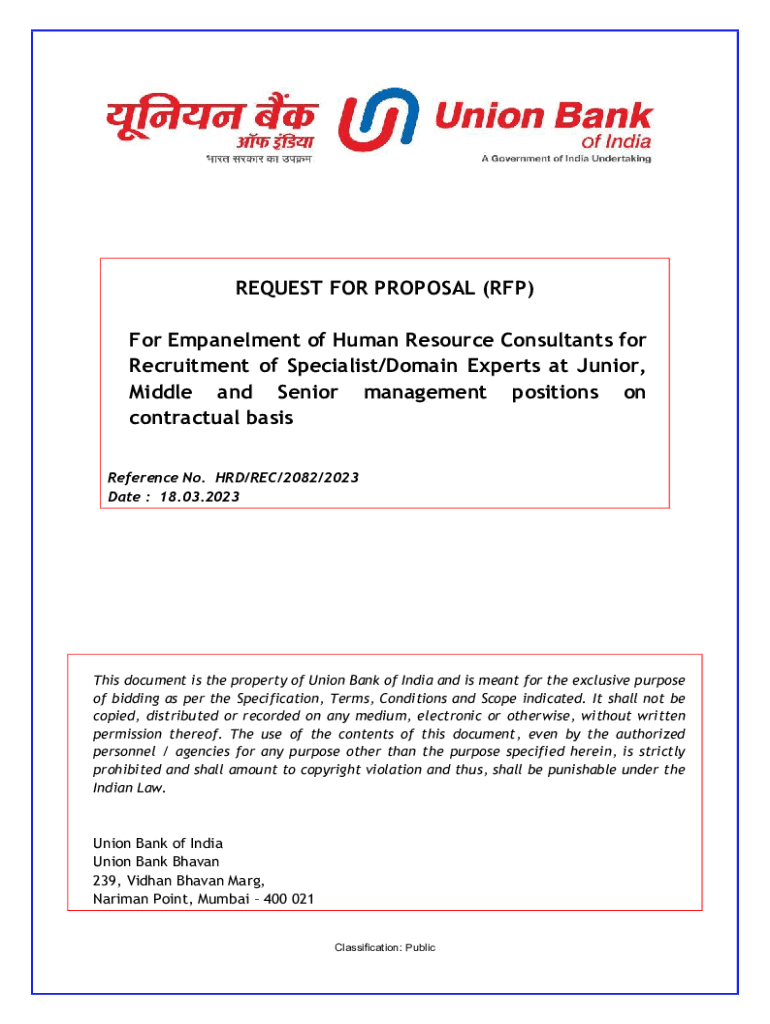 Fillable Online 17.03 REQUEST FOR PROPOSAL.docx Fax Email Print - pdfFiller
