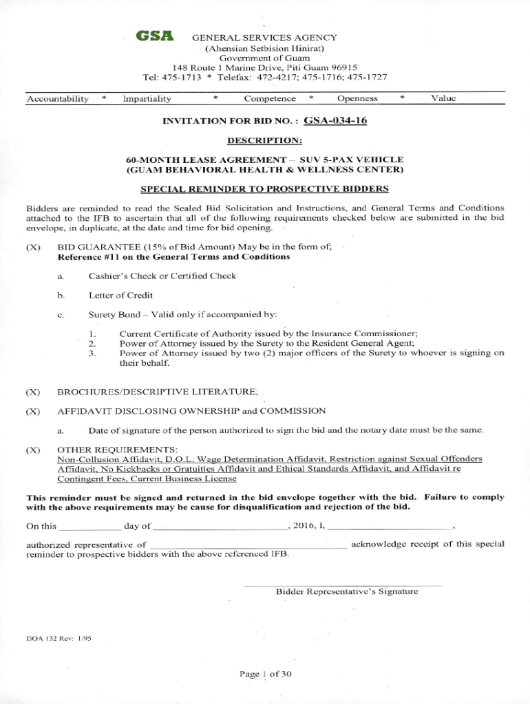 Fillable Online doa guam GSA-034-16-60-Month-Lease-Agreement-SUV-5-PAX ...