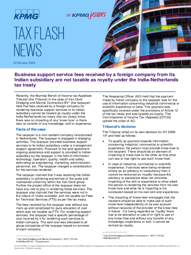 Fillable Online Business support service fees received by a foreign ...