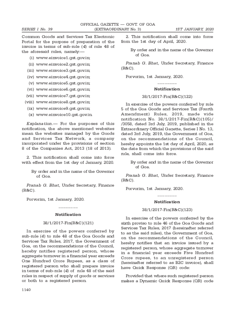 Fillable Online Goa Goods and Services Tax Act, 2017 Fax Email Print ...