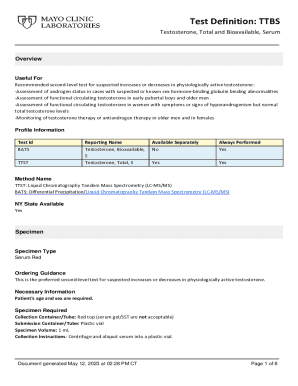 Fillable Online , Bioavailable and Total, Includes Sex Hormone ... Fax Email Print - pdfFiller
