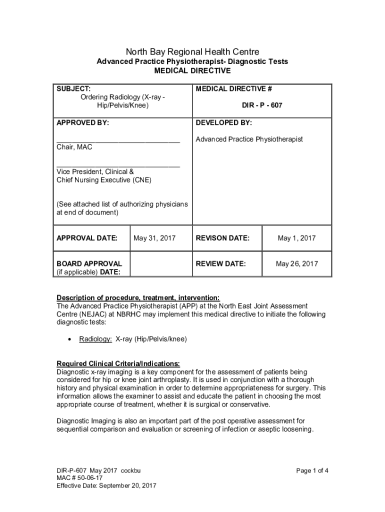 Fillable Online nbrhc on North Bay Regional Health Centre - Advanced Practice ... Fax Email ...