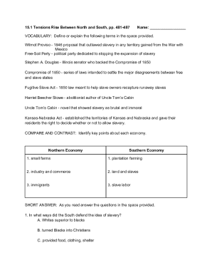 Fillable Online How the Wilmot Proviso Inflamed North-South Divisions ...