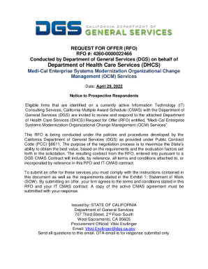 Fillable Online Request for Offers (RFO) - New York State Department of Health Fax Email Print ...