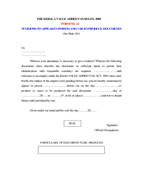 Fillable Online Vat forms final - Old.kerala.gov.in - Government of ...