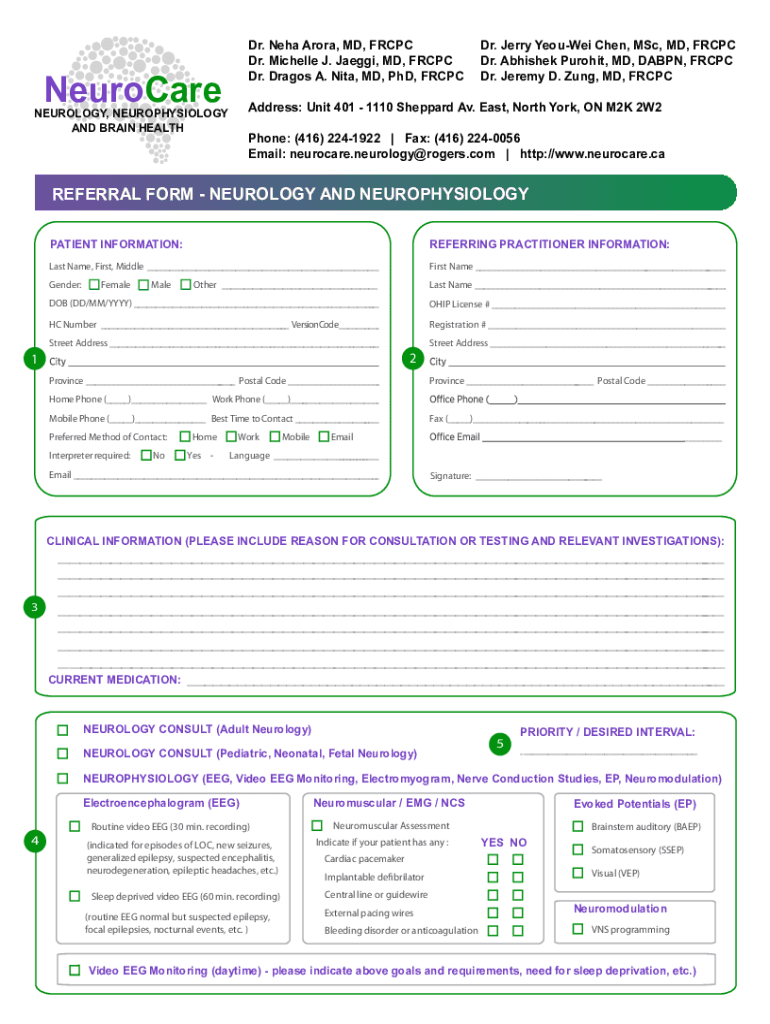 Fillable Online NC Referral Form Fax Email Print - pdfFiller