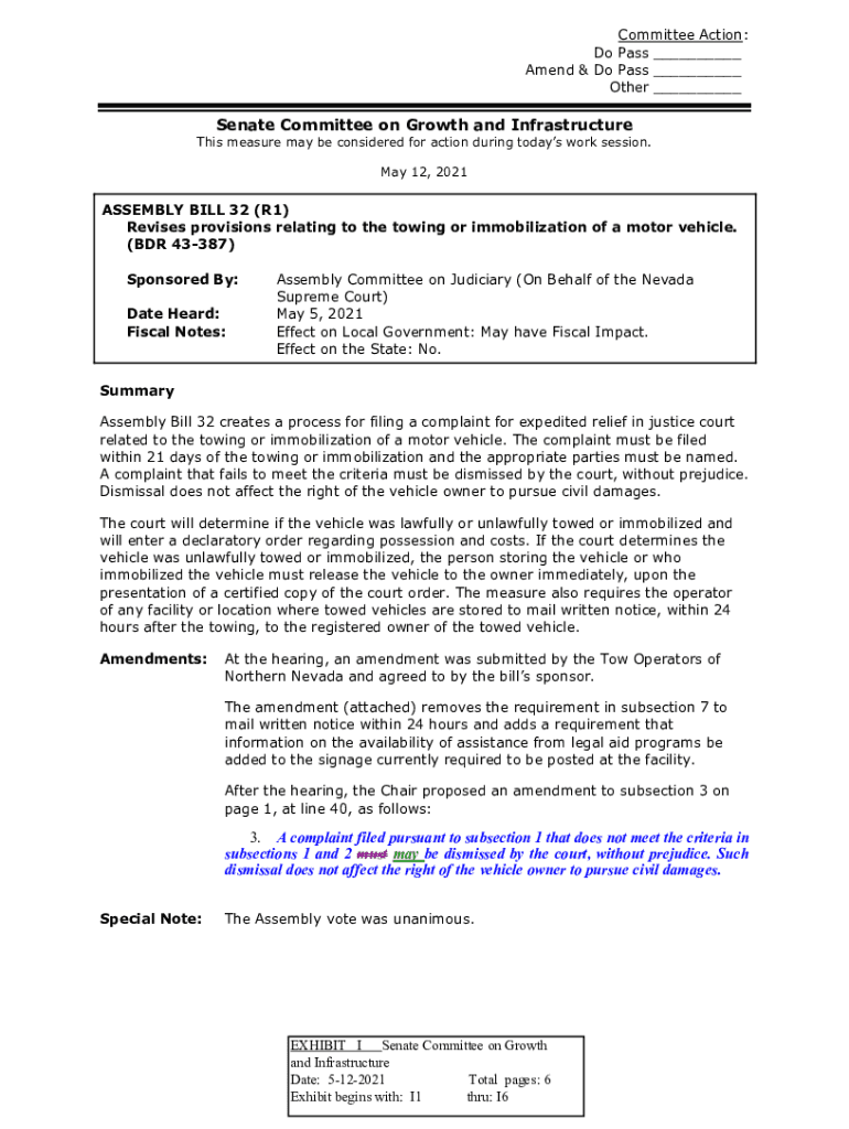 Fillable Online Bill Page for AB 32 Fax Email Print - pdfFiller