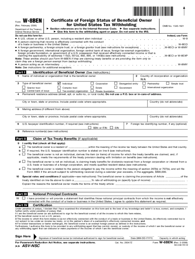 Fillable Online Hsbc singapore w8ben form Fax Email Print - pdfFiller