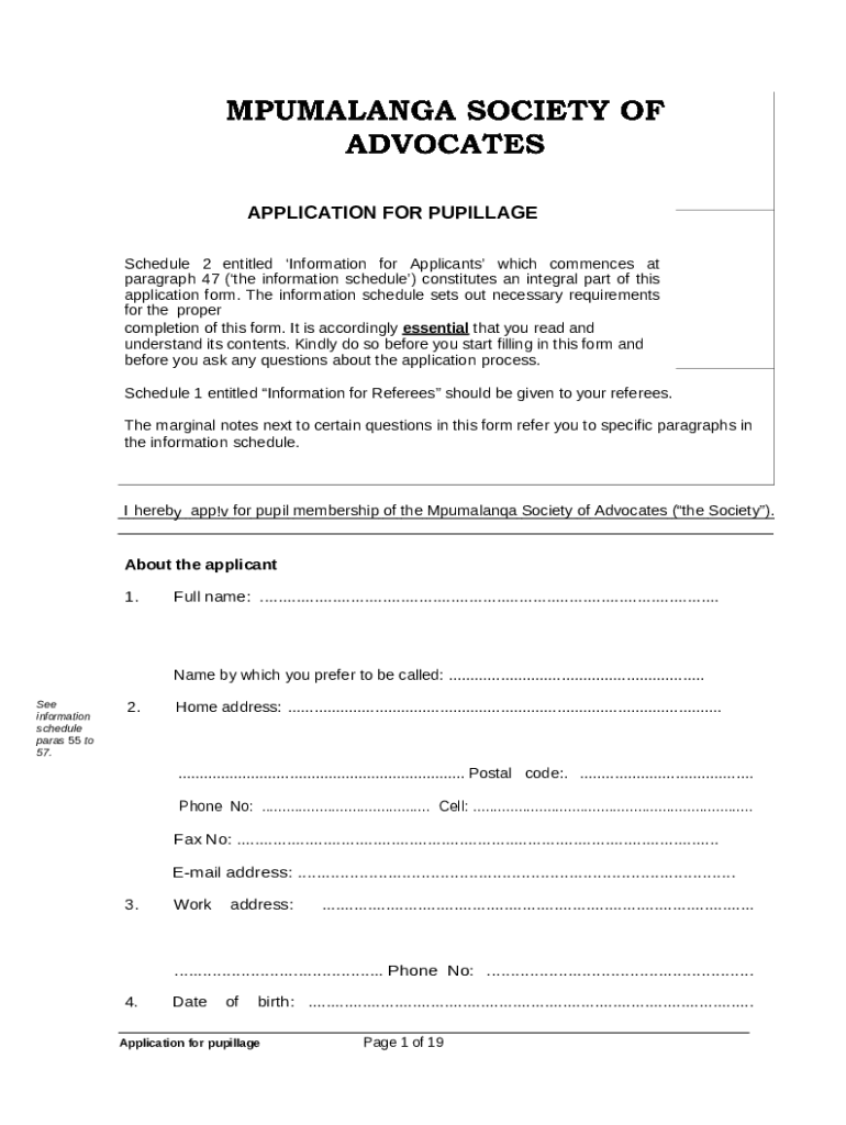 Filling in the pupillage application : 5 things you need ... Doc ...