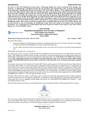 Fillable Online Exhibit A NOTICE OF MANDATORY TENDER ON ... Fax Email ...