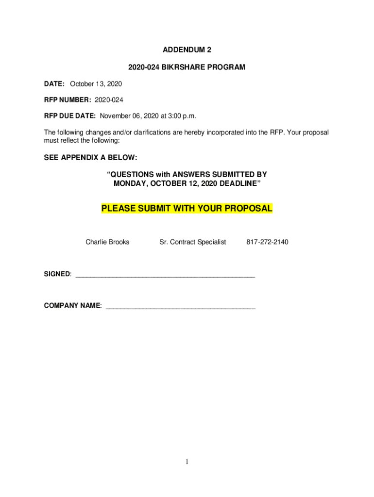 Fillable Online REQUEST FOR PROPOSALS (RFP) No. 023-004 ... Fax Email ...