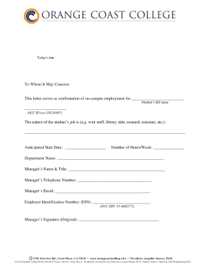 Fillable Online j-1 student on-campus employment request form Fax Email ...